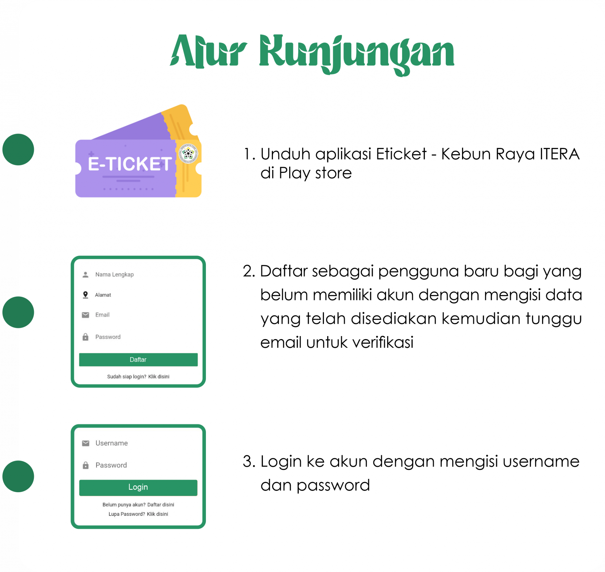 Informasi Kunjungan Kebun Raya ITERA – Kebun Raya Itera